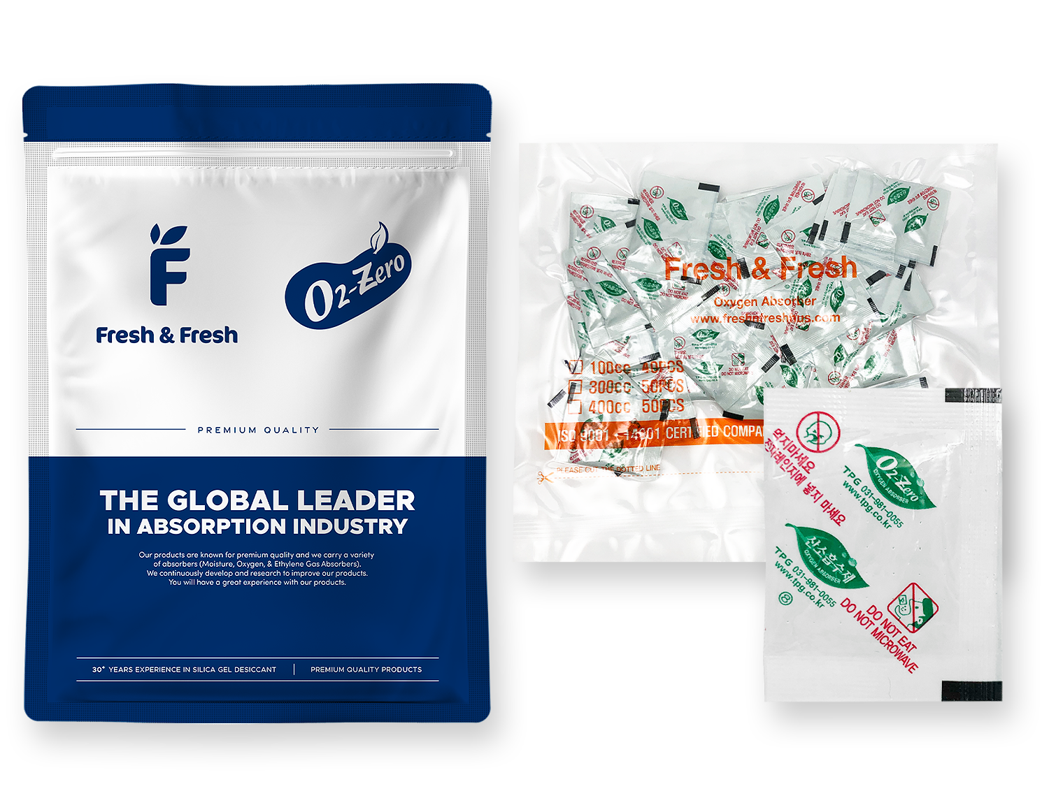 Fresh & Fresh [1000 Packs] 500 CC Premium Oxygen Absorbers(20 Bag of 50 ...