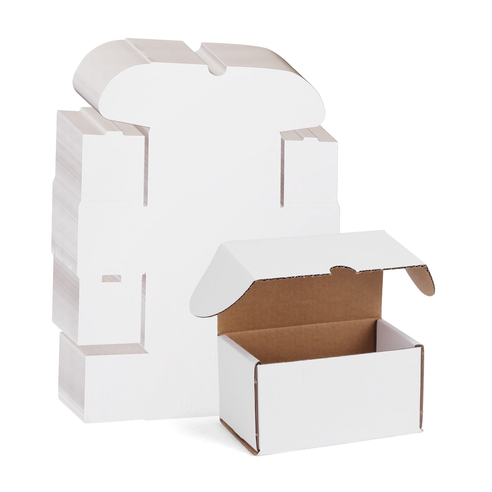 40 Packs 4.6x2.2x2.2 Shipping Boxes, Gift Cardboard Boxes for Shipping ...