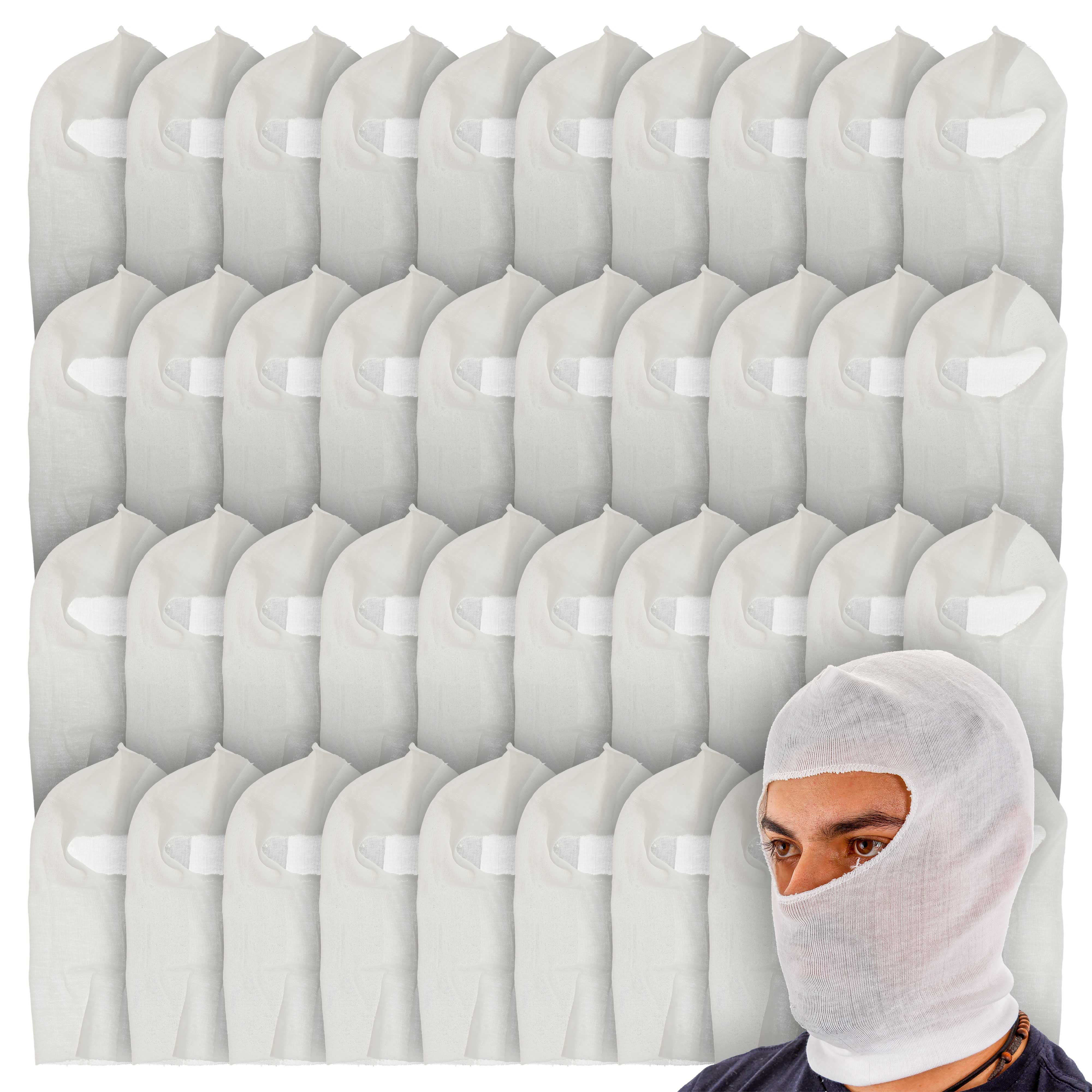 40 Painters Spray Socks, Stretch Cotton Head Hood Mask, Protect Face ...