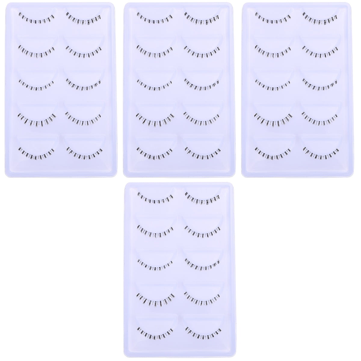 40 Pairs Natural False Under Eye Lashes Fake Bottom Lash Extensions ...