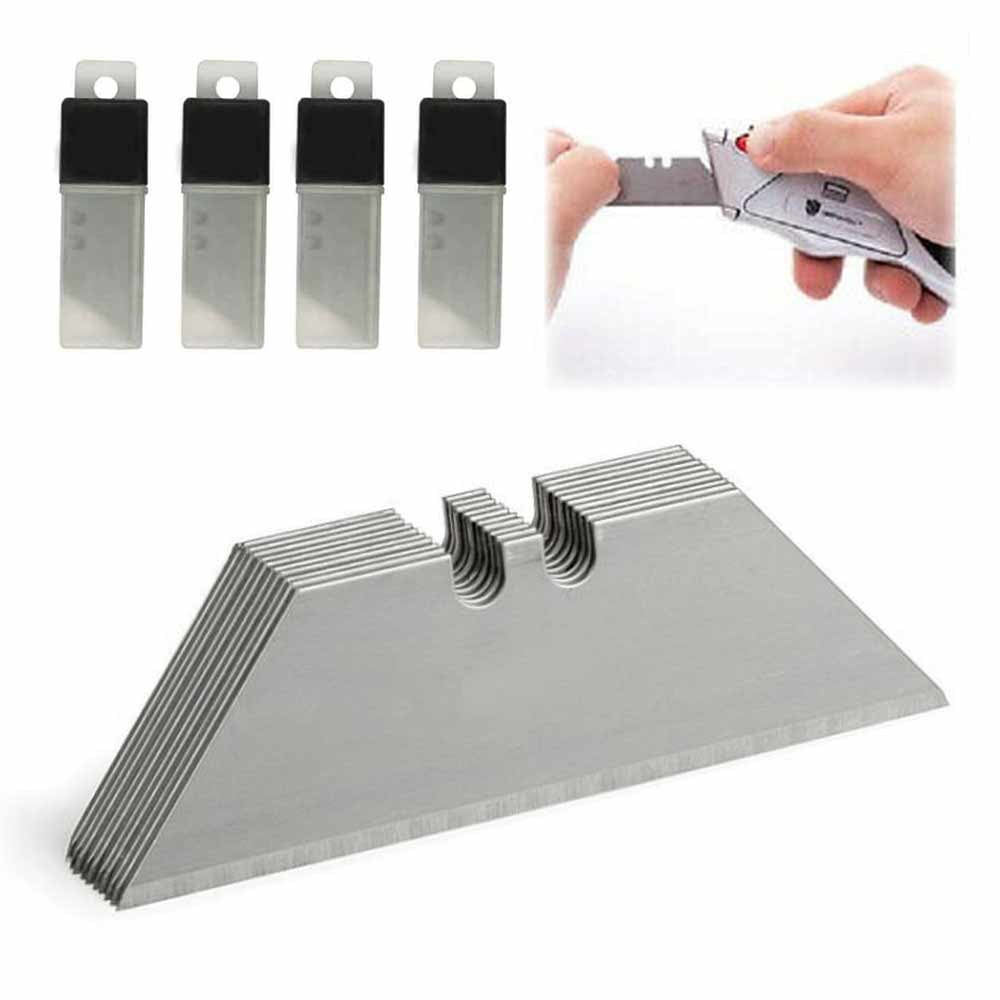 40 Pc Utility Knife Blades Replacement Refills Standard Razor Box ...