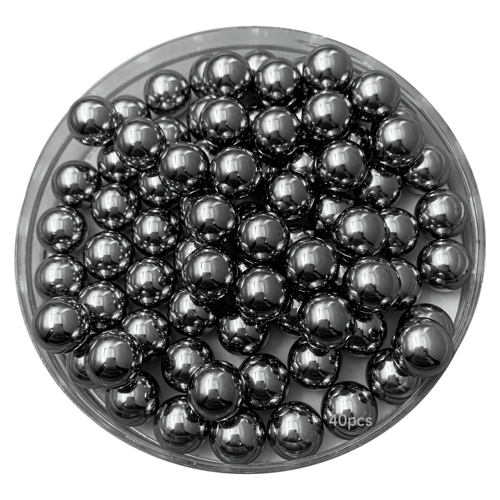 40 Pcs 1/2 Inch Stainless Steel Bearing S, Precision Chrome-Plated, 0. ...