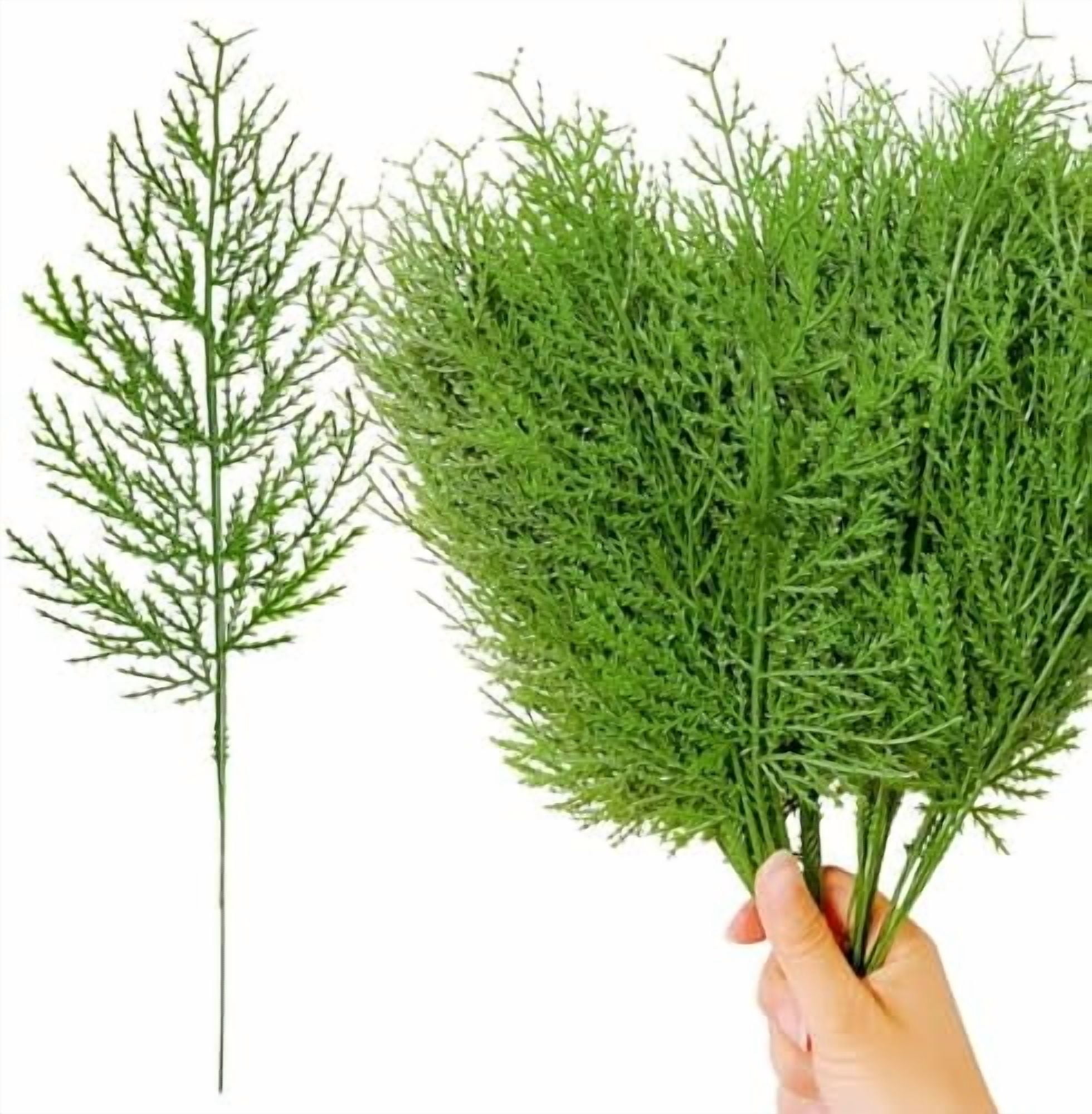 40 Pcs 14-Inch Artificial Greenery Stems, Christmas Picks, Pine Tree ...