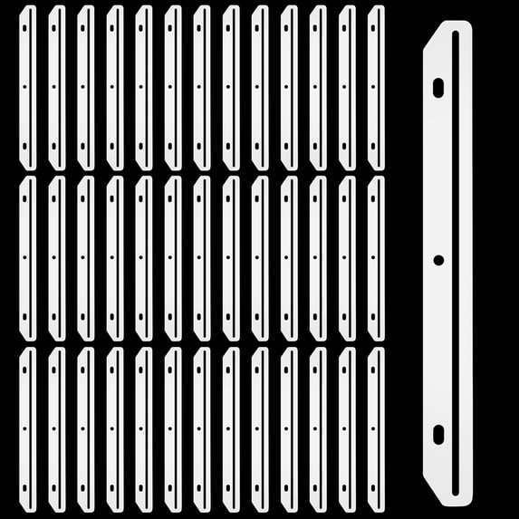 40 Pcs 3 Hole Punched Magazine Holders, Binder Organizer Ring Insert ...
