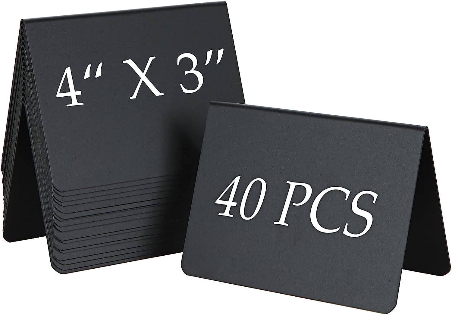 40 Pcs 4 x 3 Inchfor Food, Small Chalkboard Sign for Chalk Sign, Easy ...