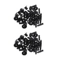40 Pcs 7mm Hole Plastic Push Rivet Fairing Panel Fixings Clips ...