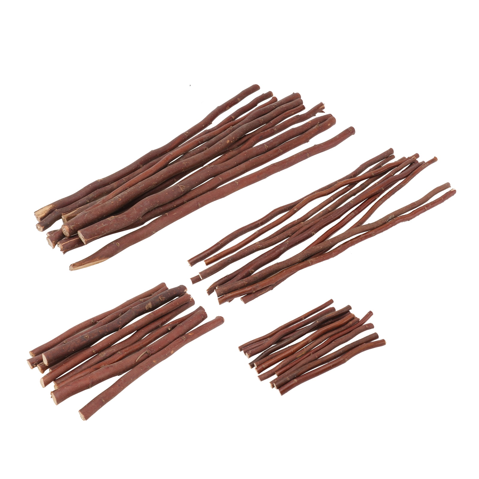 40 Pcs Artificial Rattan Branch Plants Decor Hardwood Sticks Brown ...