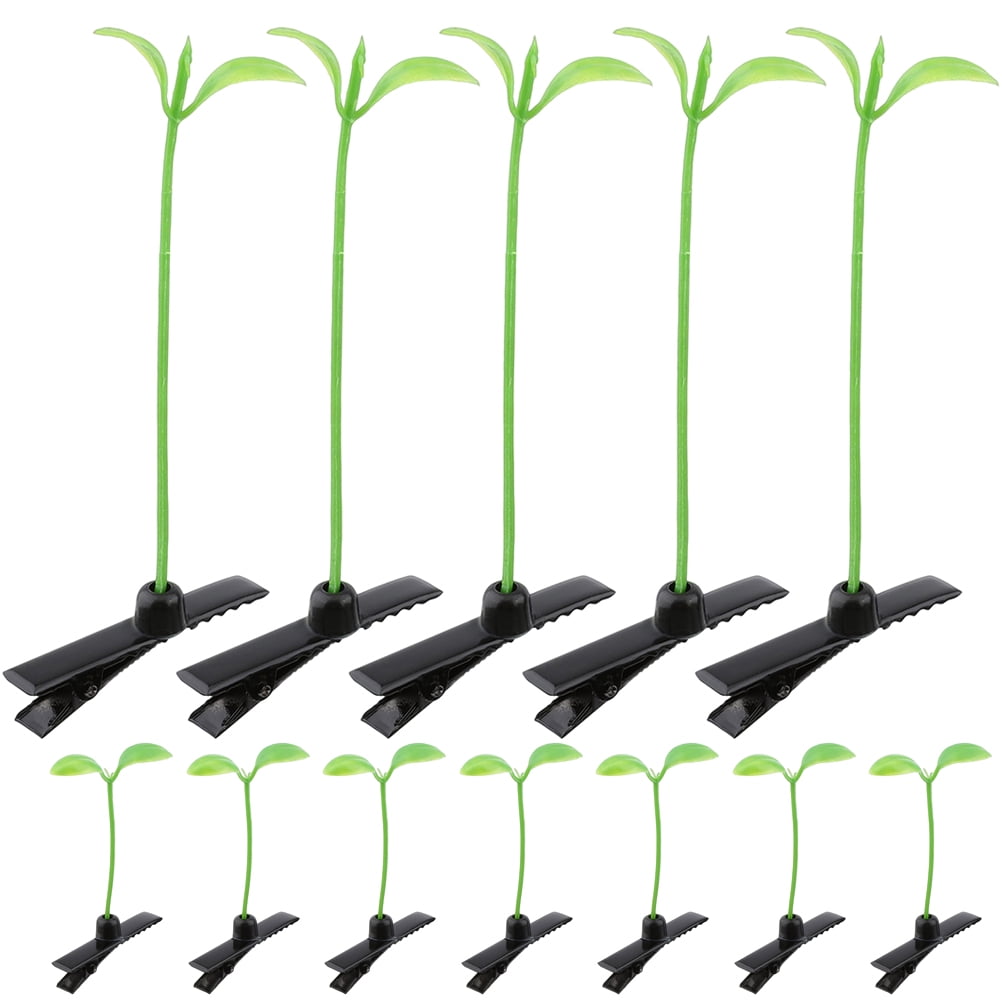 40 Pcs Bean Sprouts Hairpin Plant Headband Girl Accessories Miss Child ...