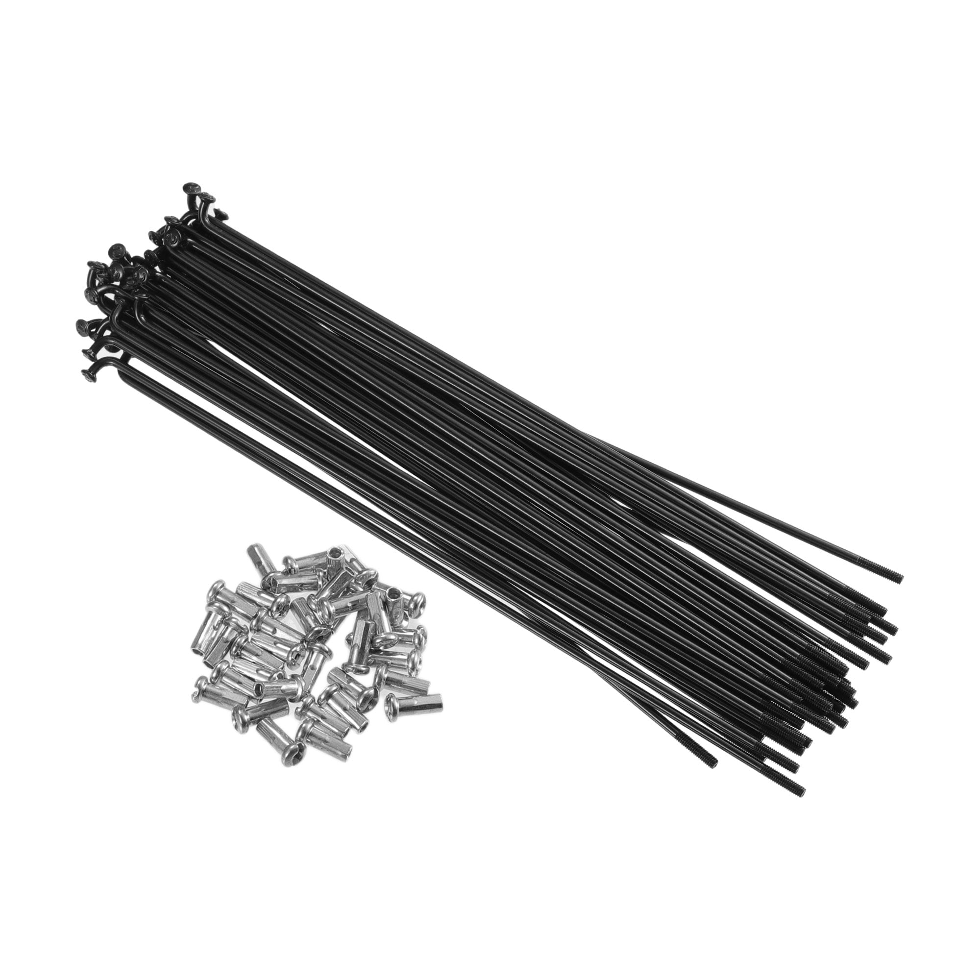 40 Pcs Bike Steel Spokes 13G Bike Spoke 182mm Length with Nipples for ...