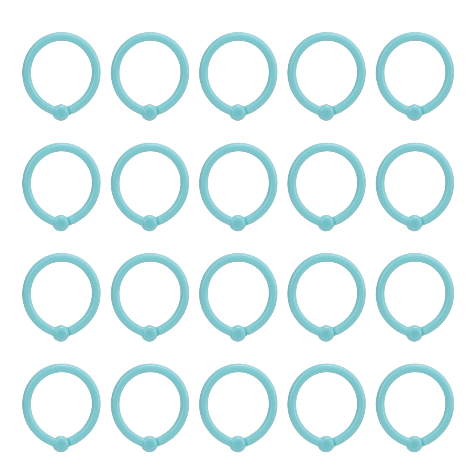 40 Pcs Binder Rings Multifunction Multiple Colors Round Hole Loose Leaf ...