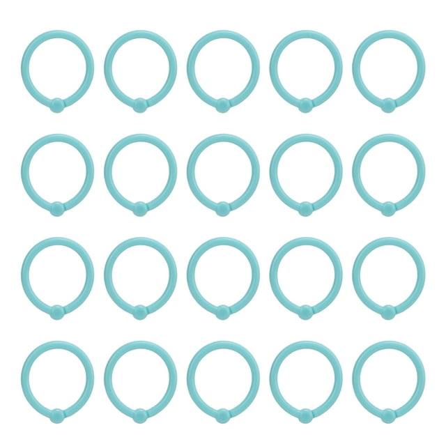 40 Pcs Binder Rings Multifunction Multiple Colors Round Hole Loose Leaf ...