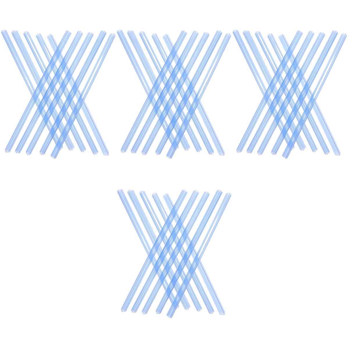 40 Pcs Binding Bars Slide Grip Binding Bars for Report Cover Binder ...