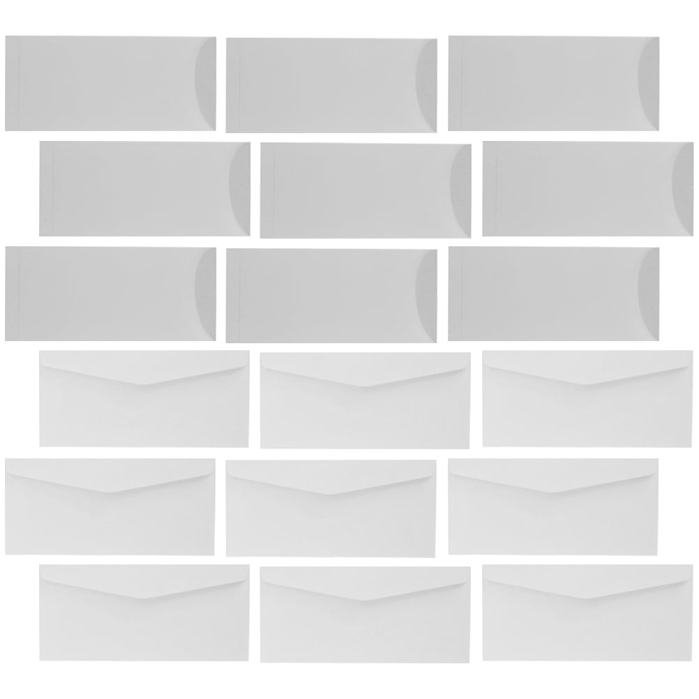 40 Pcs Blank Cable White Envelope Small Envelopes Party Invitations ...