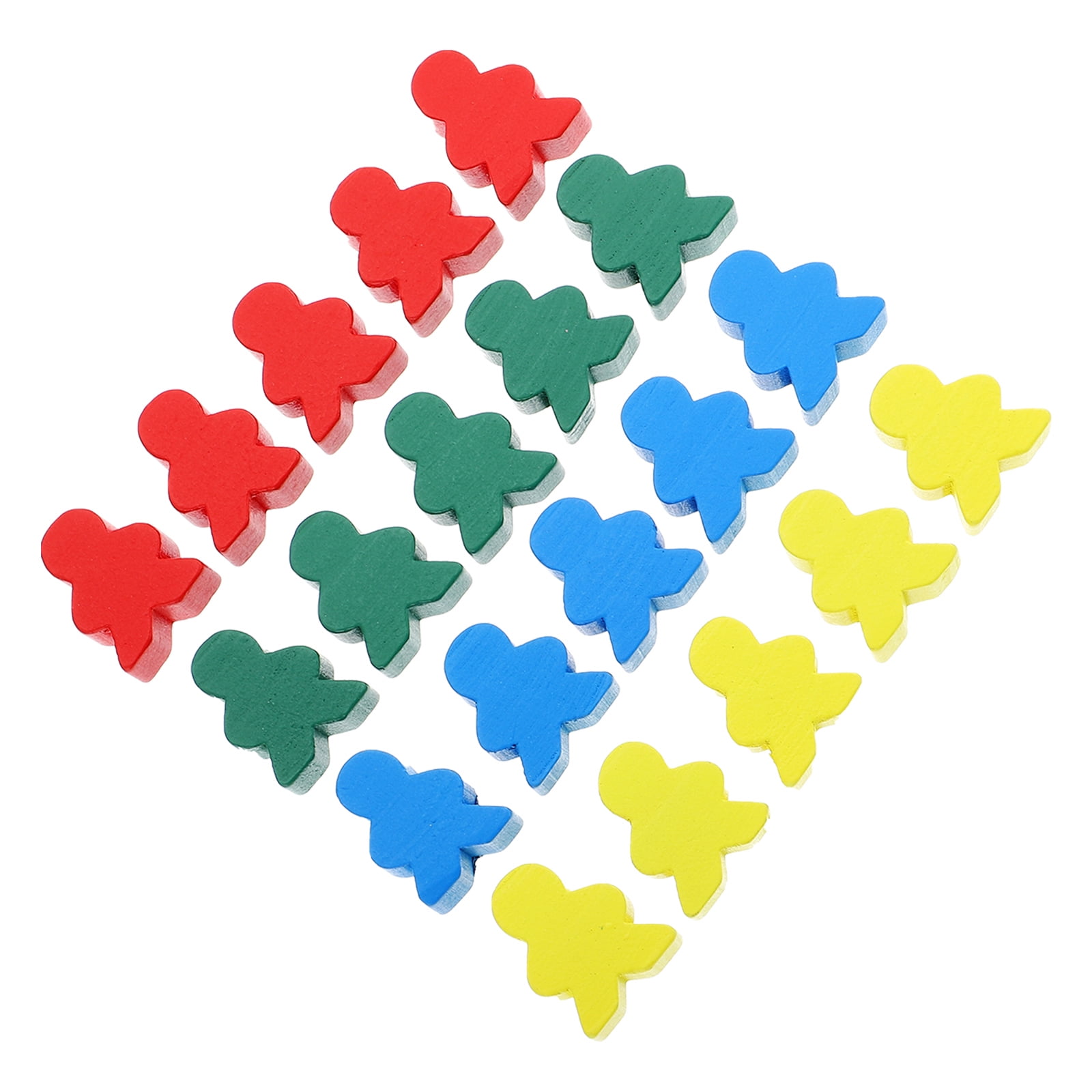 40 Pcs Board Game Accessories Toys Kids Educational Chessmen Wood ...