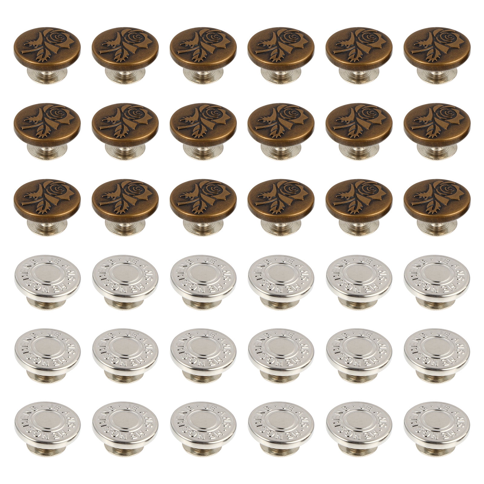 40 Pcs Button Fastener System Recordable Magnetic Buttons for Clothing ...