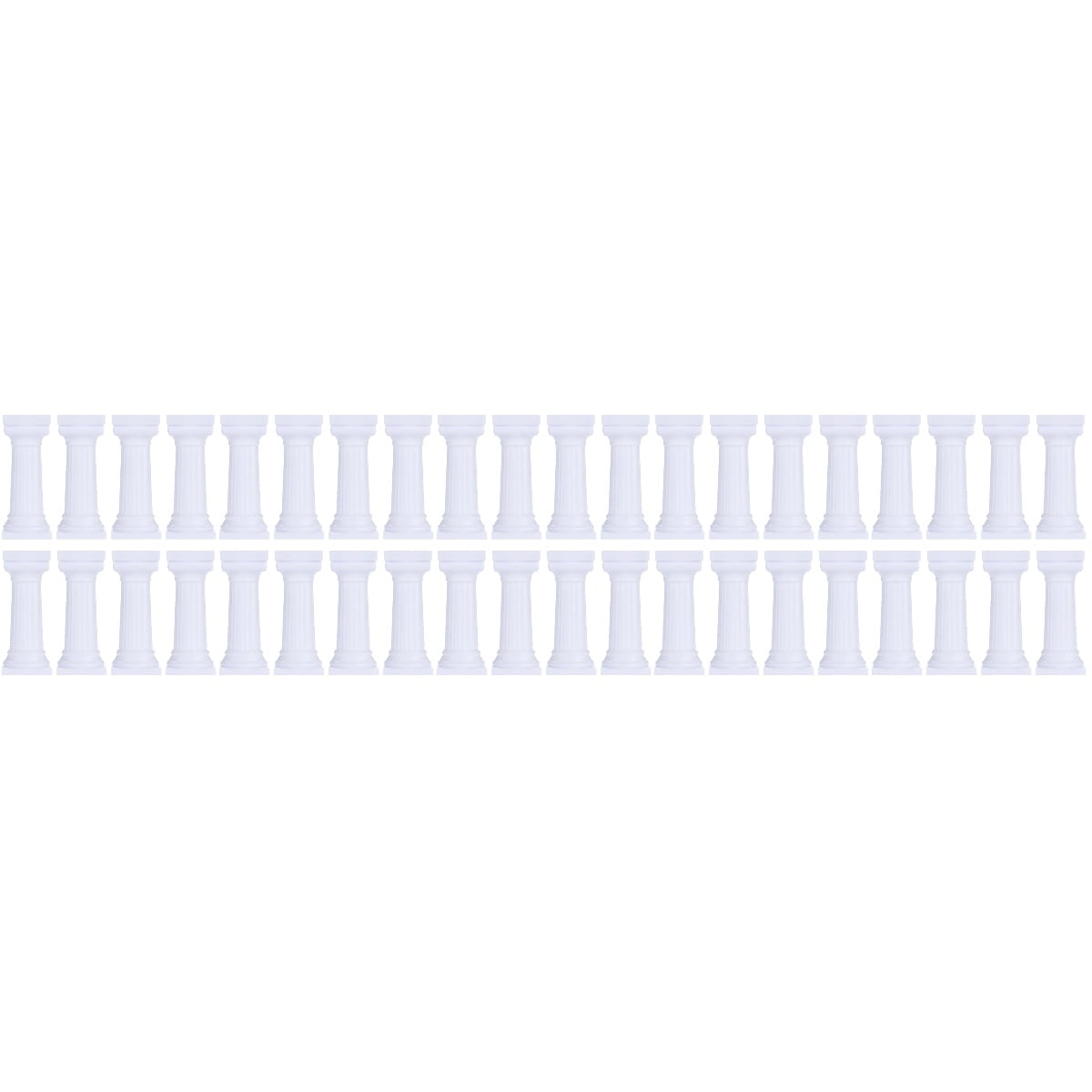 40 Pcs Cake Supports Roman Column Cake Stands Cakes Tier Display Separators