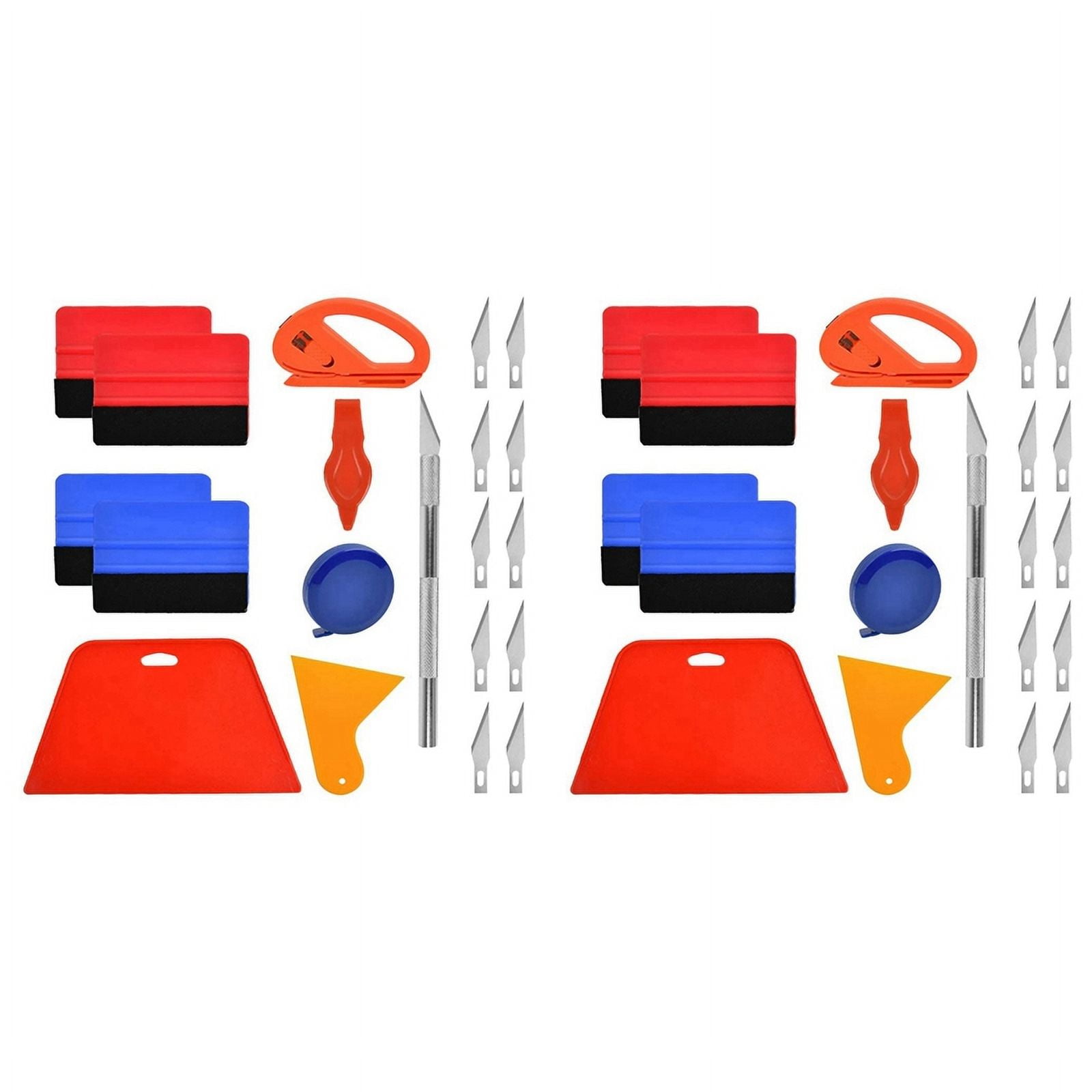 40 Pcs Car Vinyl Wrap Tool Kit, Wrap Squeegee Wallpaper Smoothing Tool ...