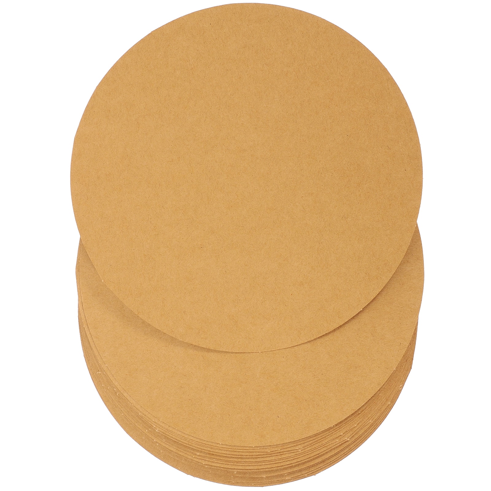 RENACLIPY 40Pcs Khaki Round Art Paper Cards for Painting Acrylic Oil ...