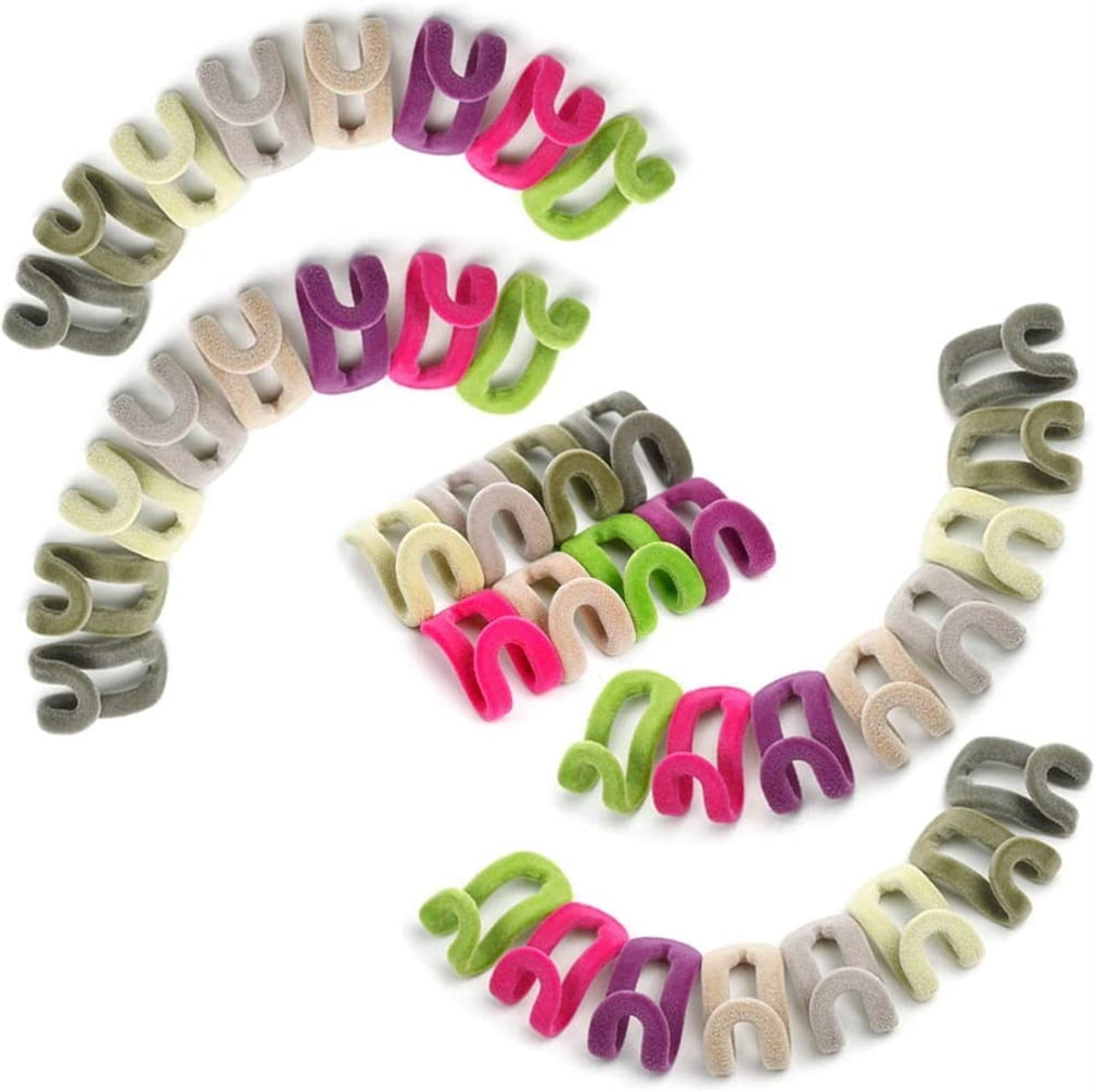 40 Pcs Cascading Mini Hooks for Hangers, Happon Clothes Hanger ...