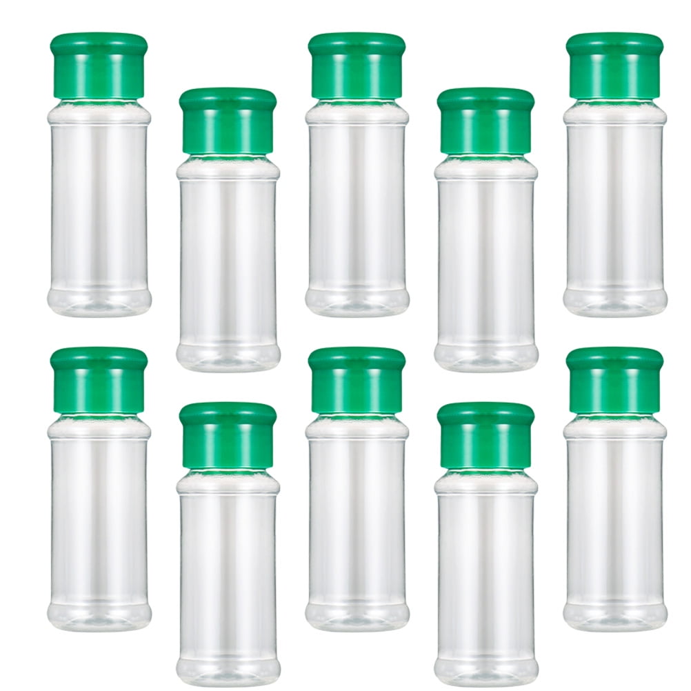 40 Pcs Plastic Castor Bottles for Salt and Pepper Storage with Lids ...
