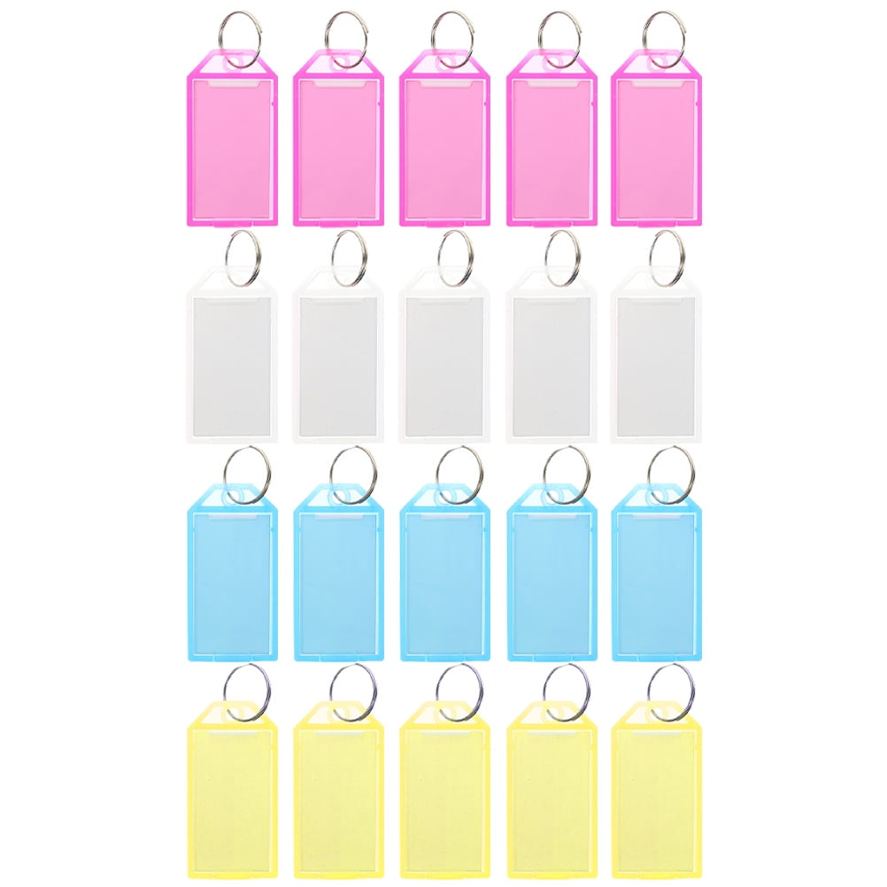 COMPUKAS Paper Luggage Tags Key Labels Assorted Color 40Pcs - Walmart.com