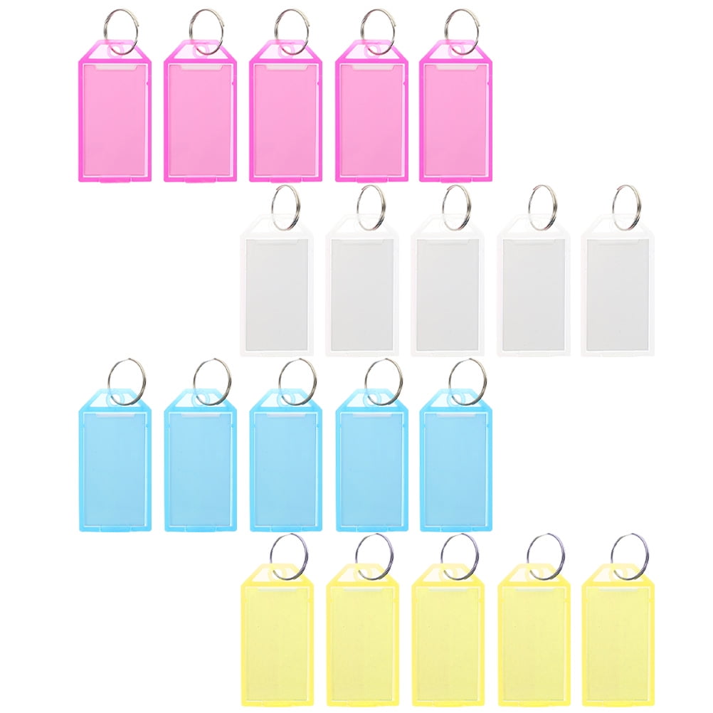 40 Pcs Classification Plate Keychain Labels Supply Convenient Luggage ...