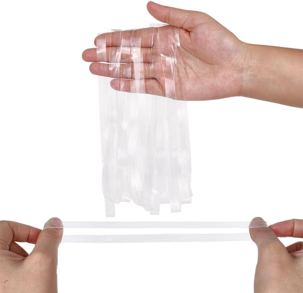 40 Pcs Clear Large Rubber Bands 10mm Wide TPU Band Heavy Duty Binding ...