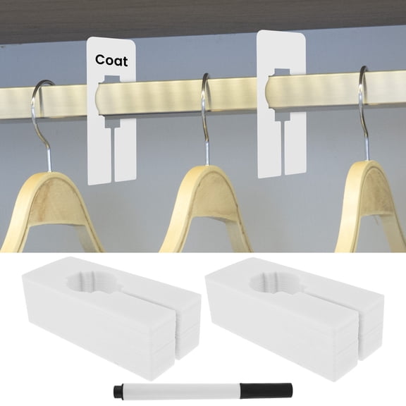 Clothing Rack Size Dividers, Closet Wardrobe Hangers Separator ...