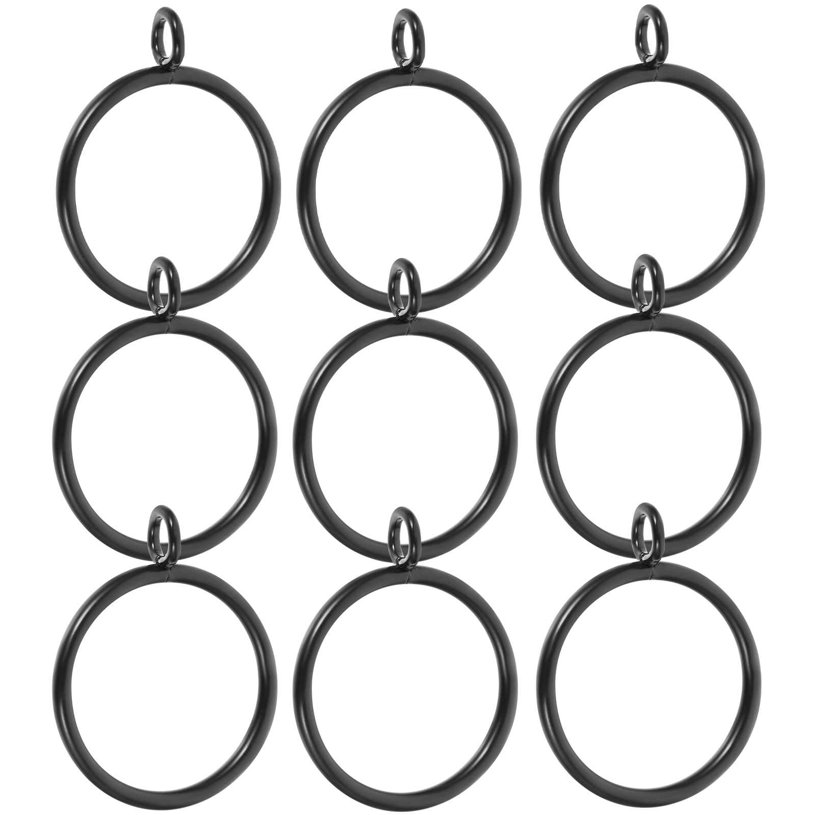 40 Pcs Curtain Ring Metal Hook Hanging Rings Drapery with Eyelets ...