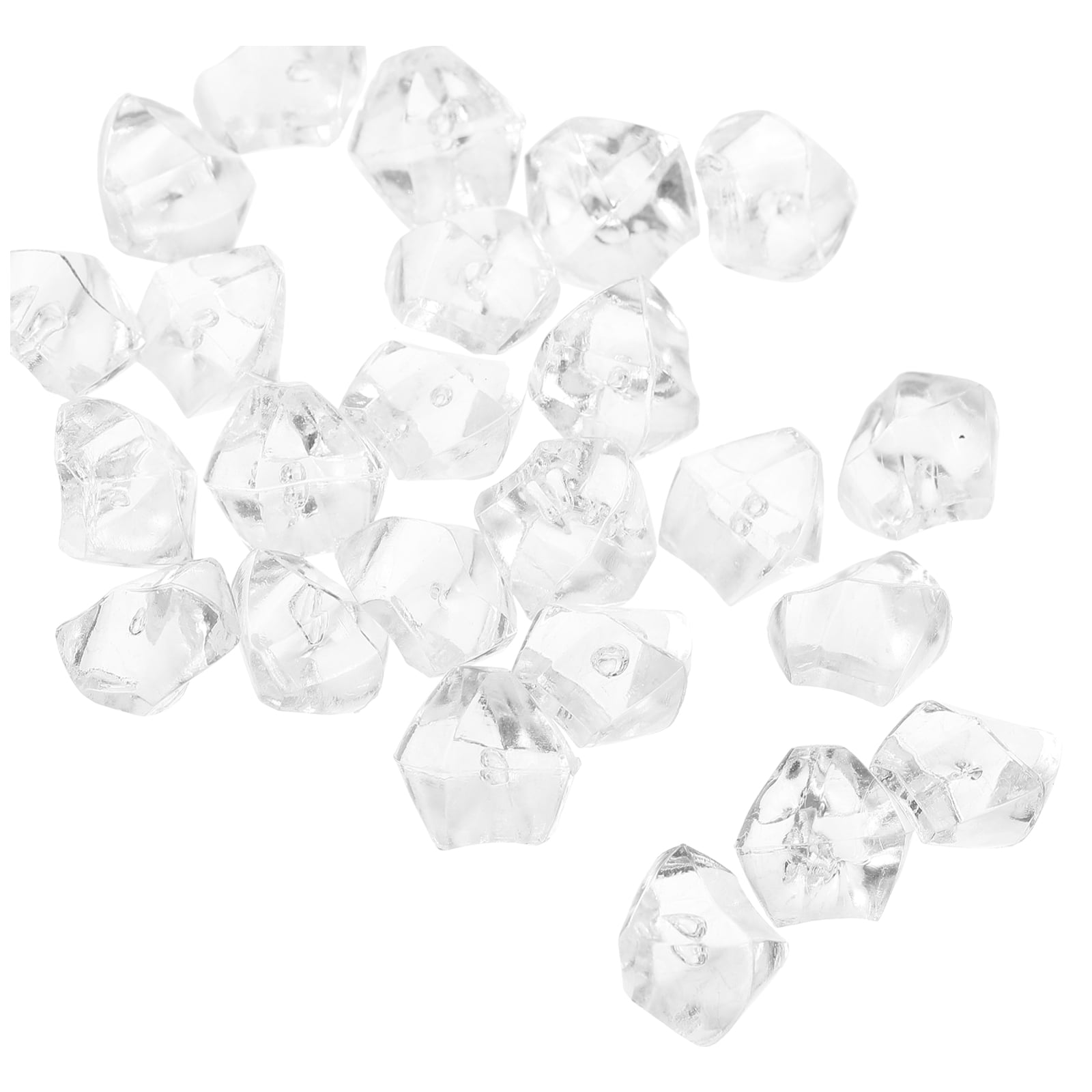 40 Pcs DIY Decor Fake Diamond Gemstones and Crystals Acrylic Ice Rock ...