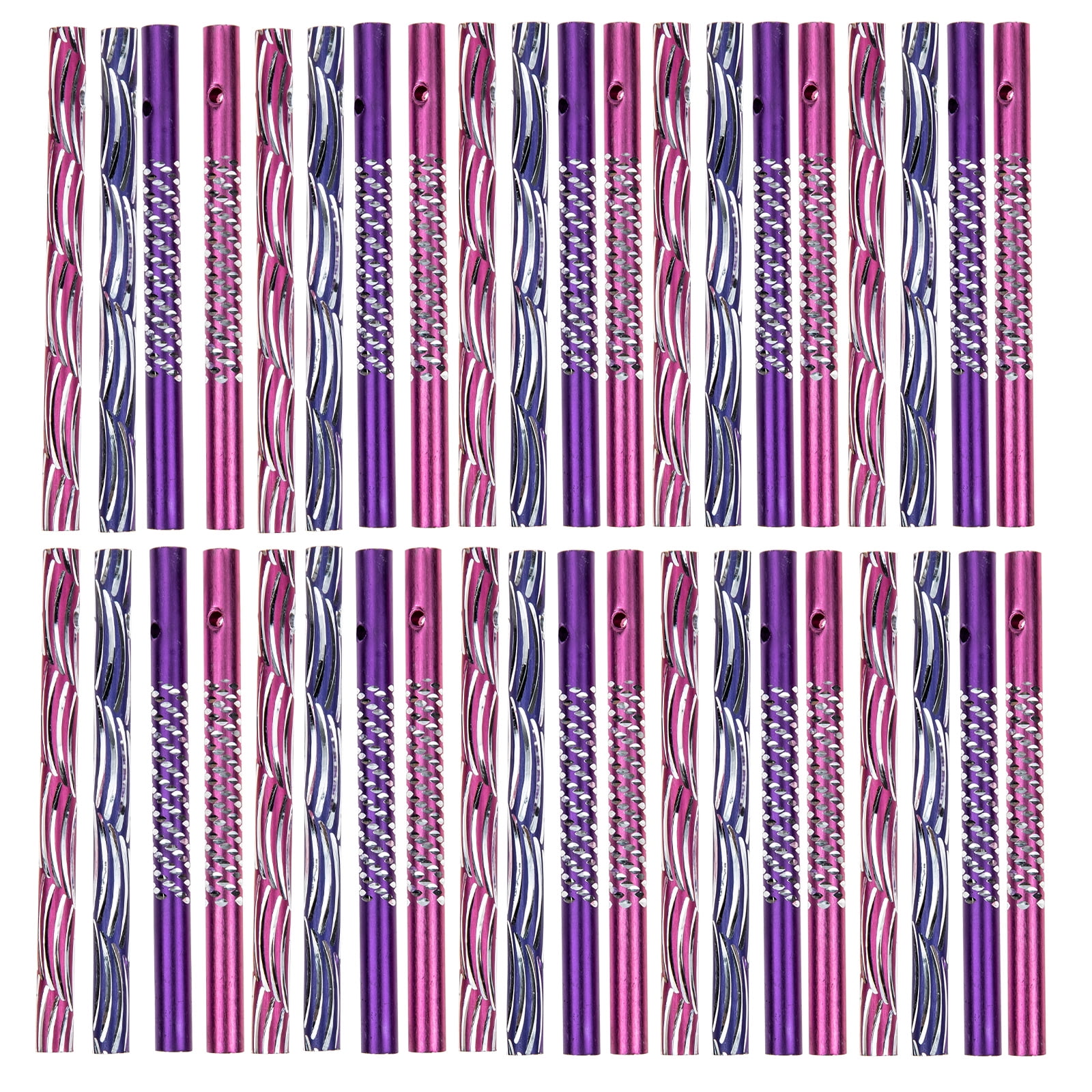 Raindrops Wind Chime Tube Aluminium 40Pcs 3.1In - Walmart.com