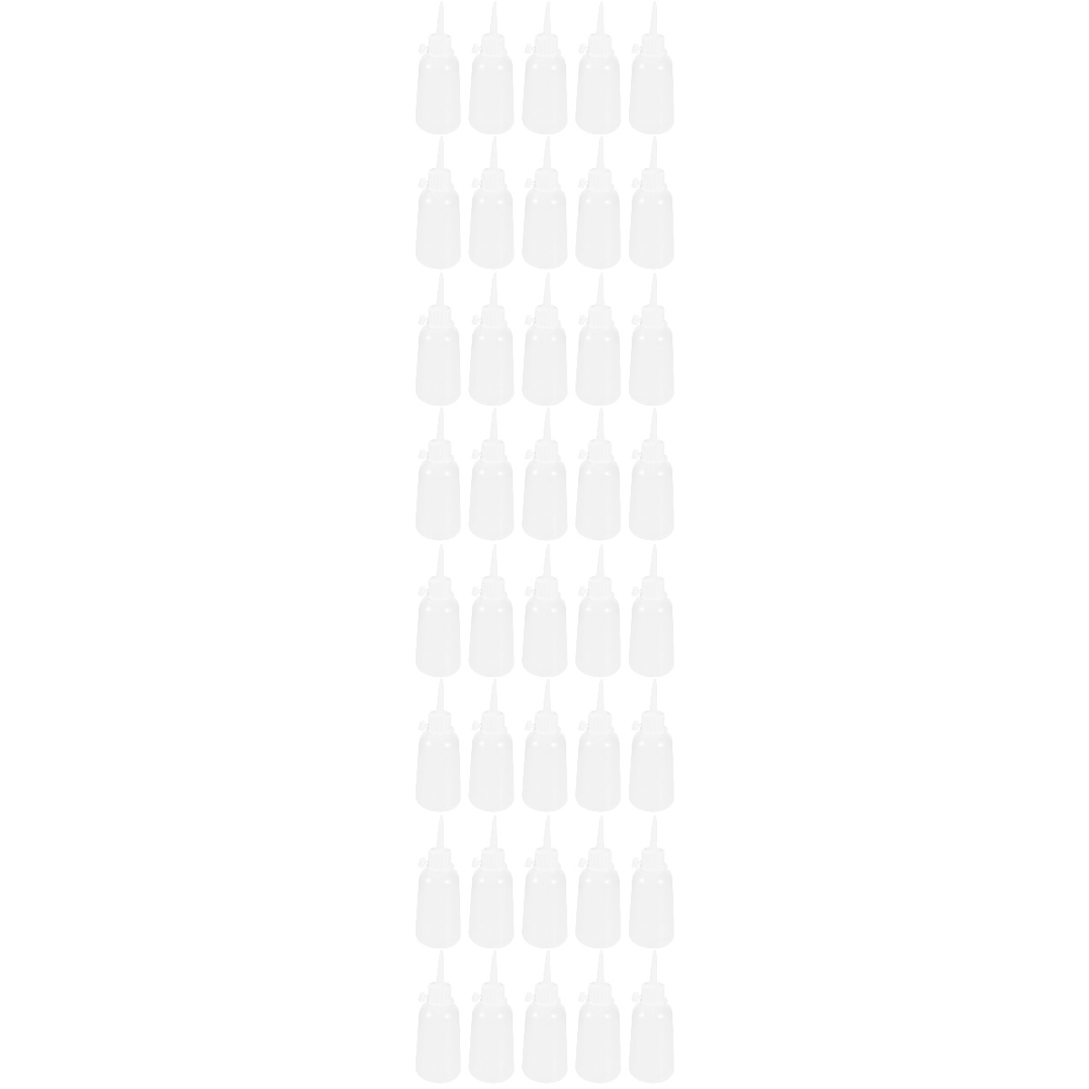 40 Pcs Dispensing Bottle Mini Plastic Bottles Squeeze Glue Professional ...