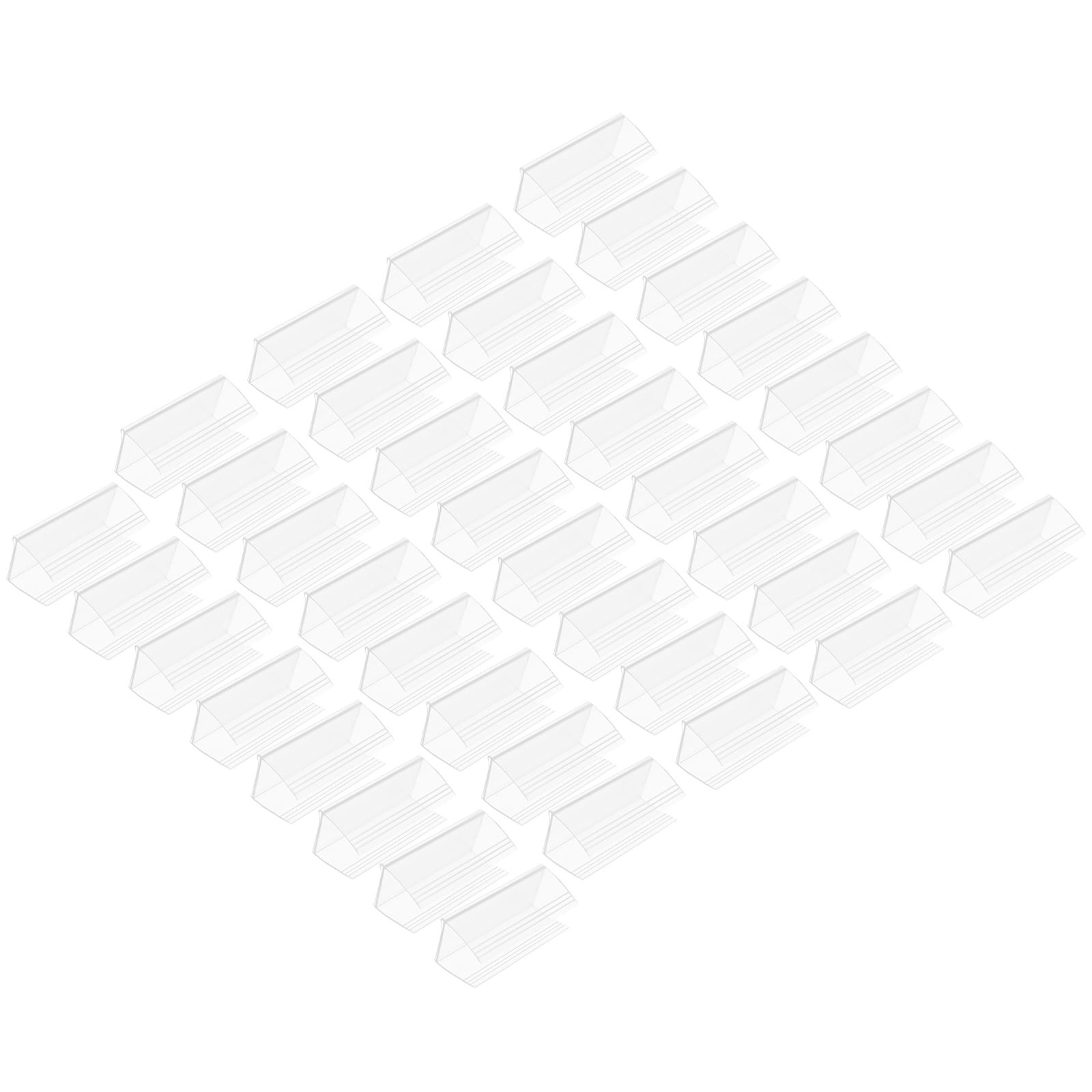 40 Pcs Display Price Tag Label Holders for Shelves - Walmart.com