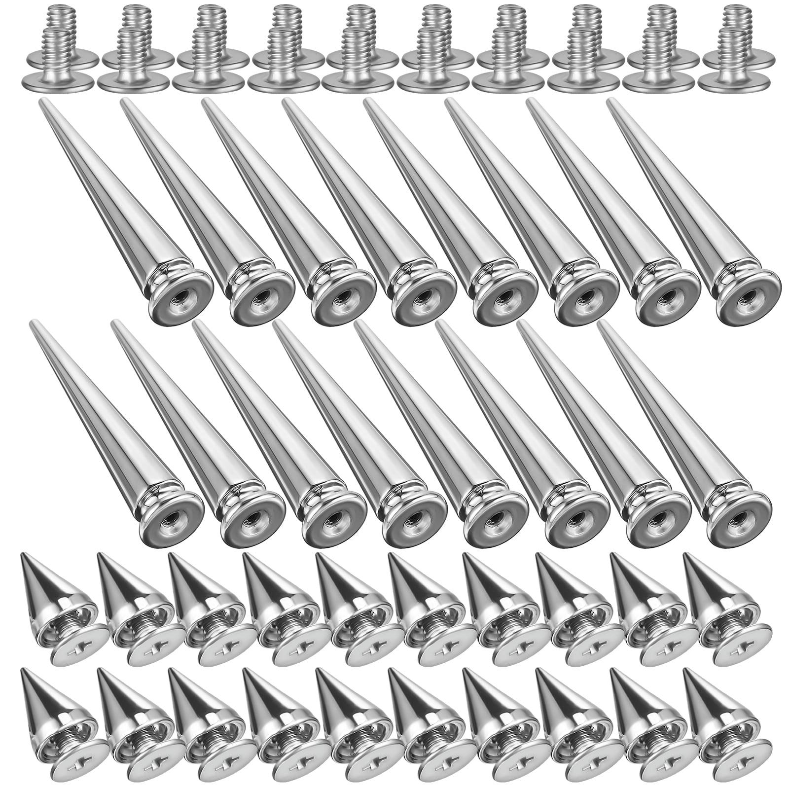 40 Pcs Dreses Lederhosen Shoes Replacement Rivet Shoe Spikes Leather ...