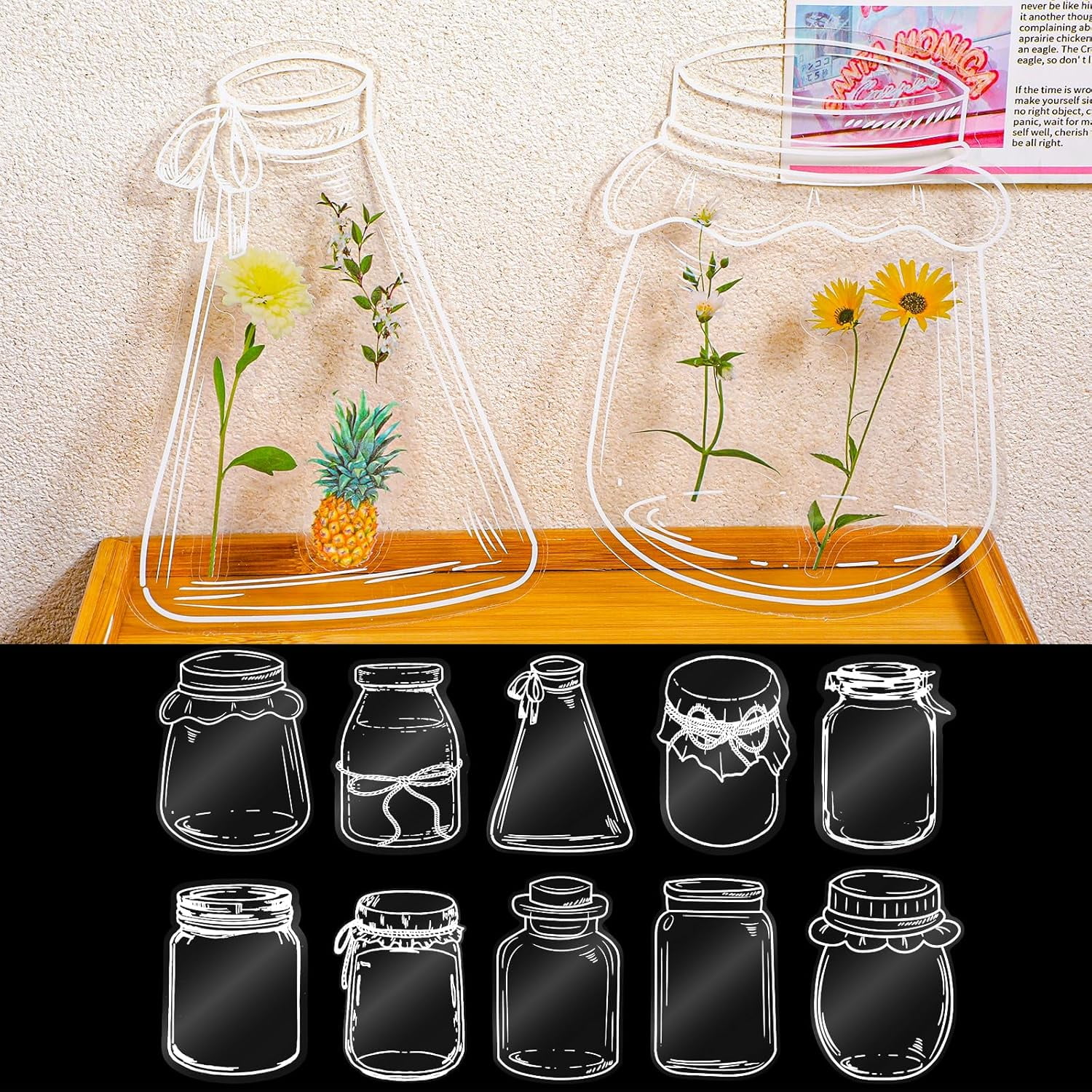 40 Pcs Dried Flower Bookmark Kit, Large Size Flower Bookmark Pressed ...