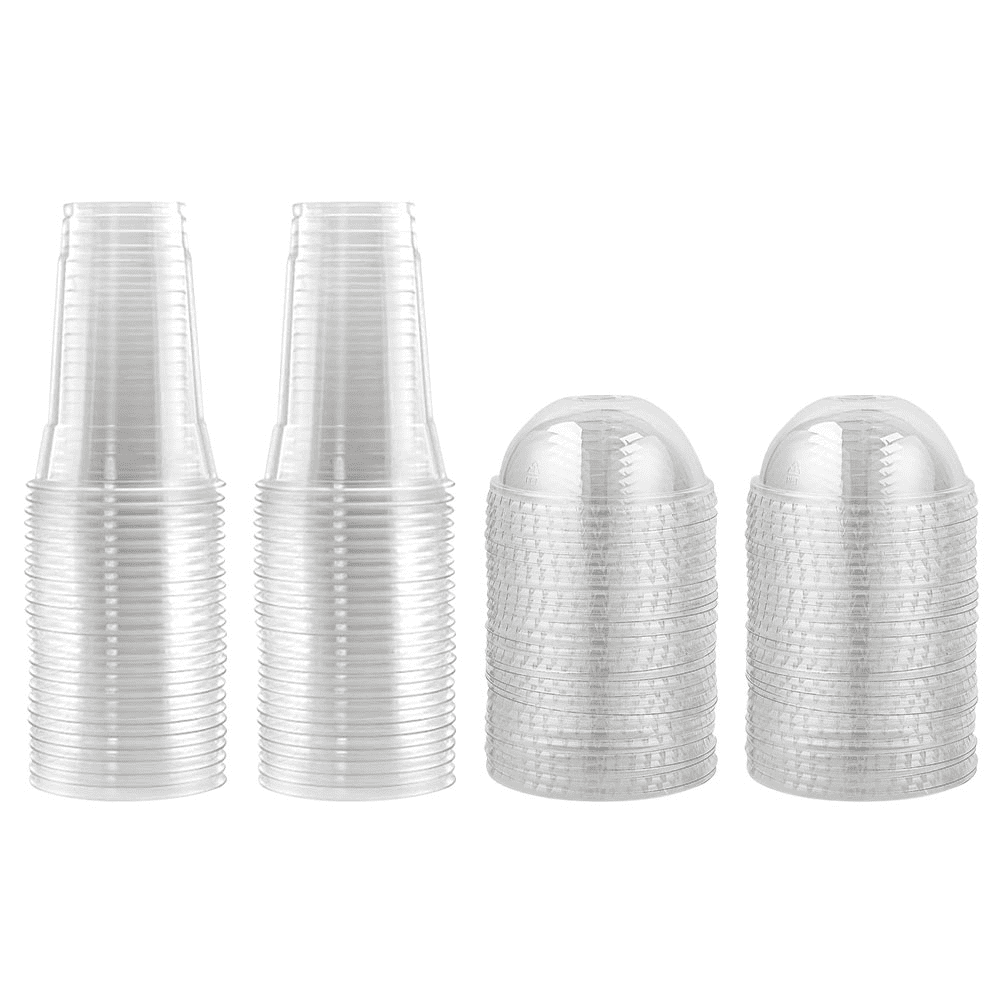40 Pcs Drink Supply Plastic Cups Portable Juice Multi-function Clear ...