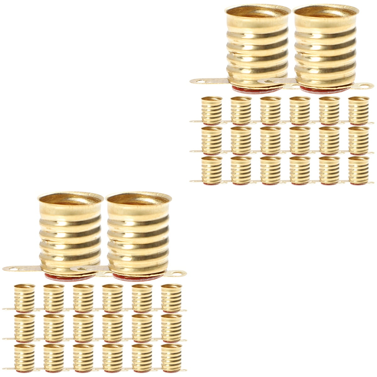 MERRYHAPY Golden Bulb Holder for Indicator Lights, High-Temperature ...