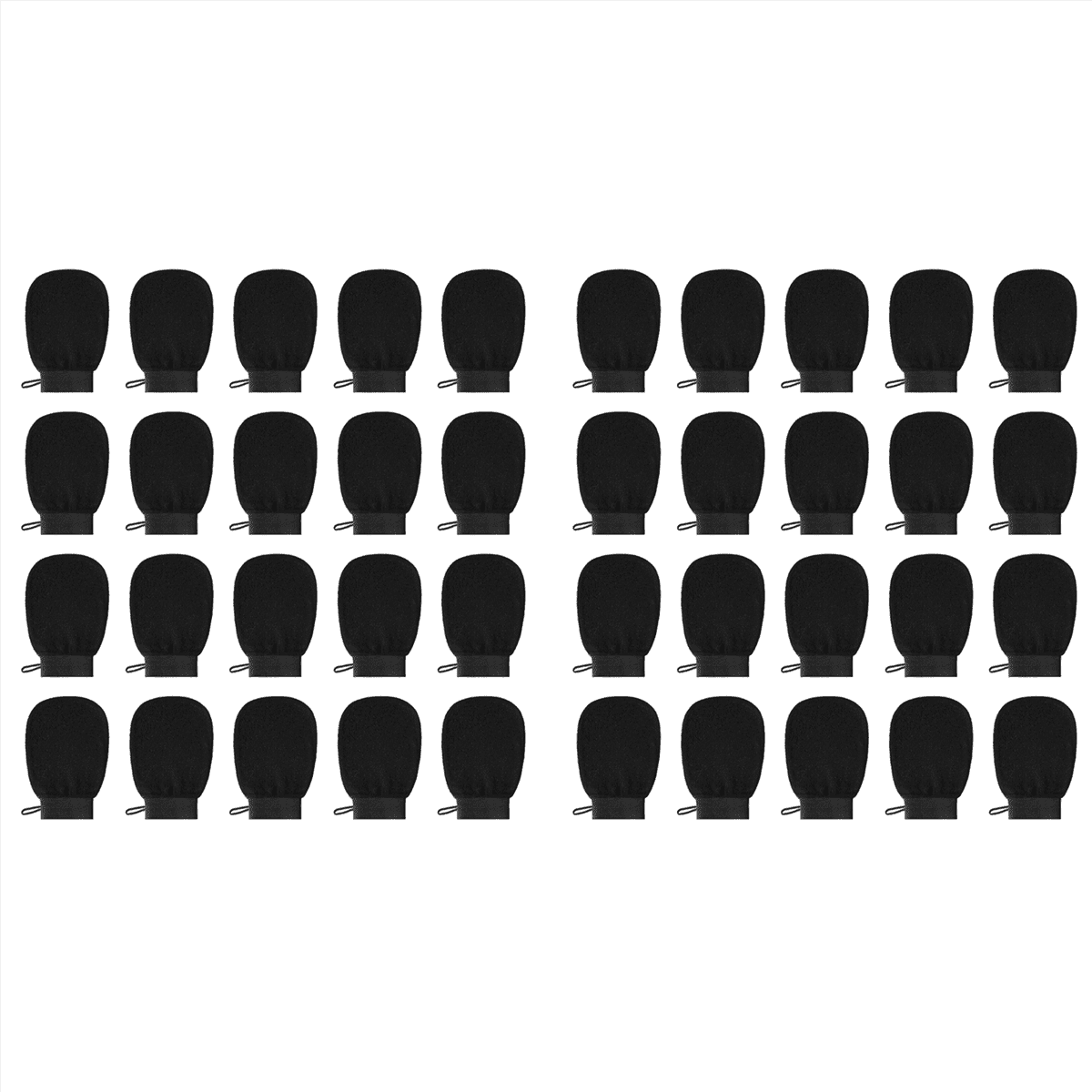 40 Pcs Exfoliating Glove Bulk Exfoliator Mitt Body Scrubber 150D ...