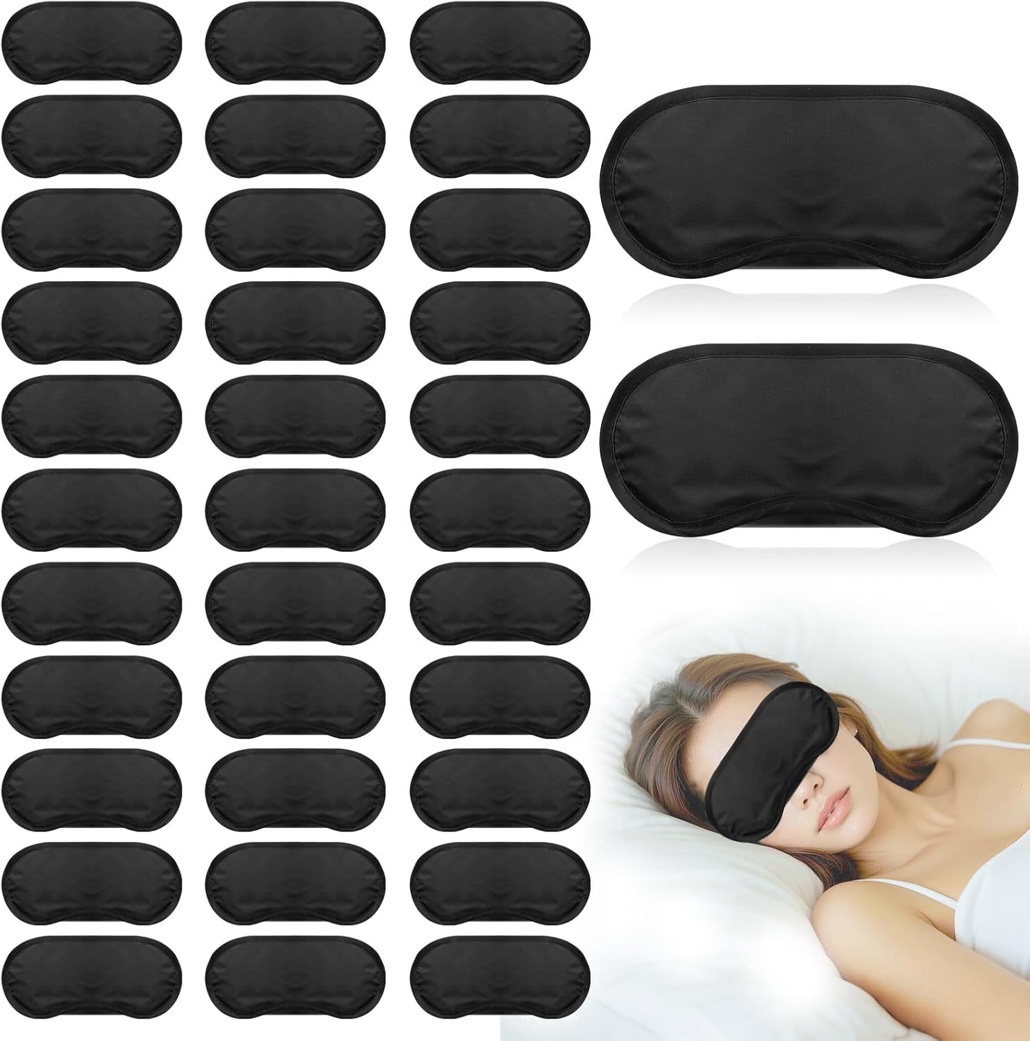 40 Pcs Eye Mask Sleep Masks Bulk Blindfolds for Team Building Party ...