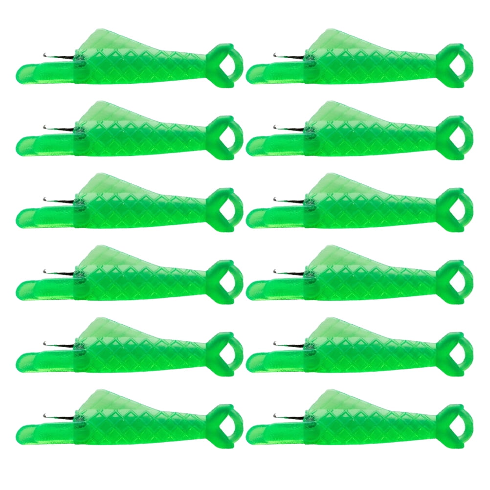 40 Pcs Fish Type Sewing Needle Inserter Quick Plastic Needle Threaders ...