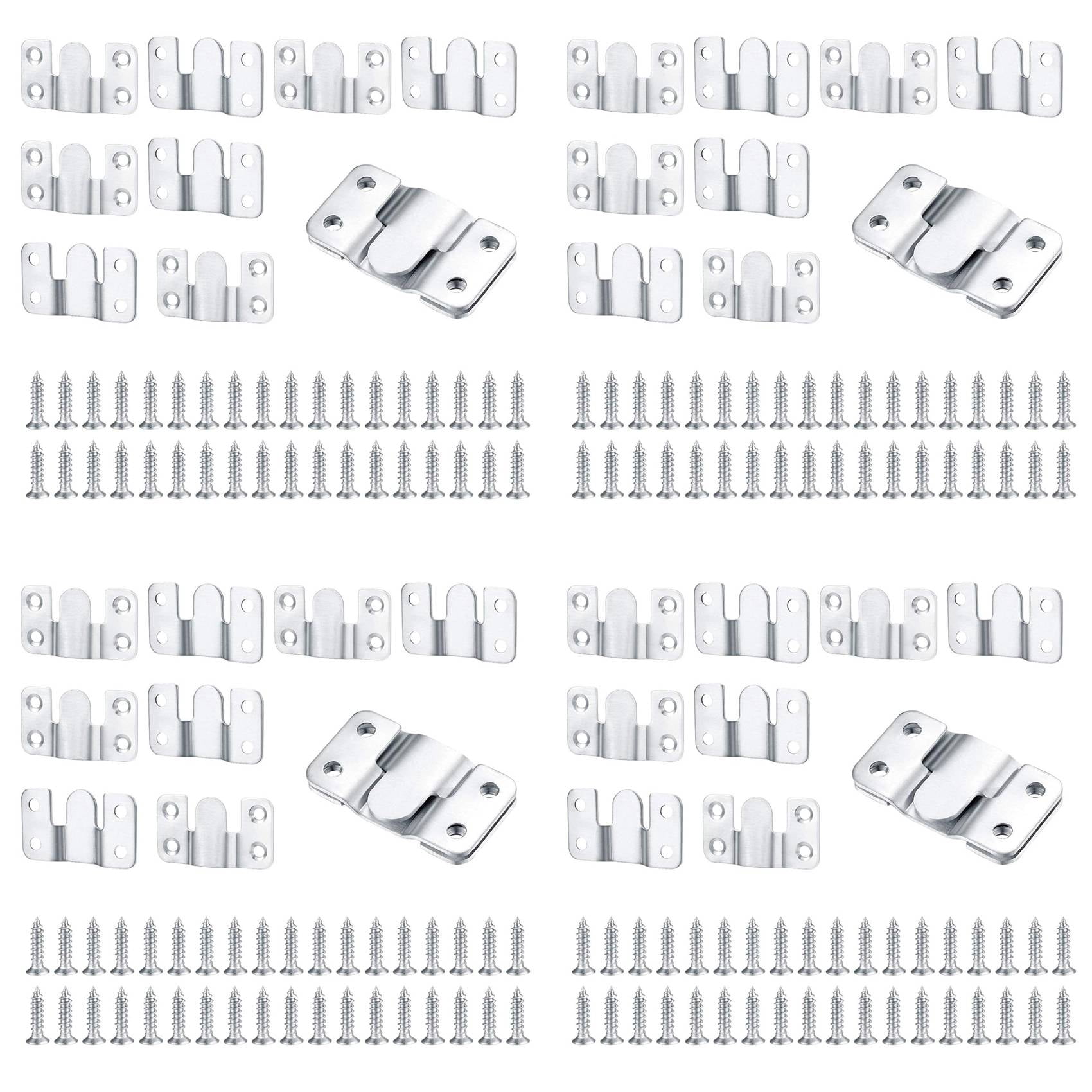 40 Pcs Flush Mount Bracket Interlocking Hang Furniture Connector ...