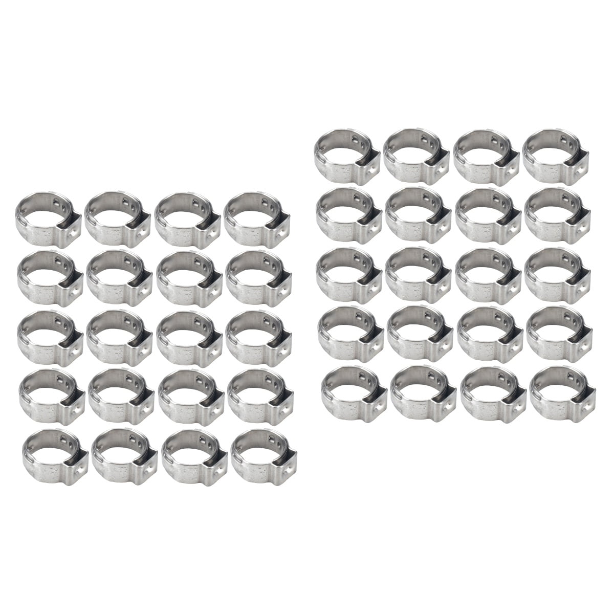 40 Pcs Fuel Line Clamps Cable Stainless Steel Hose - Walmart.com