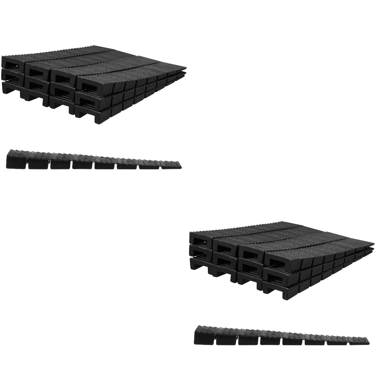 40 Pcs Furniture Leveling Shims Multi-purpose Plastic Wedges Composite ...