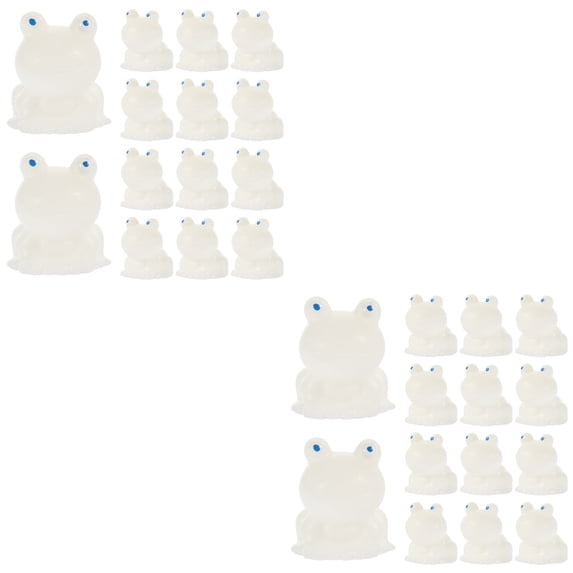 40 Pcs Garden Miniature Frogs Moss Landscape Frog Decors Desktop Mini ...