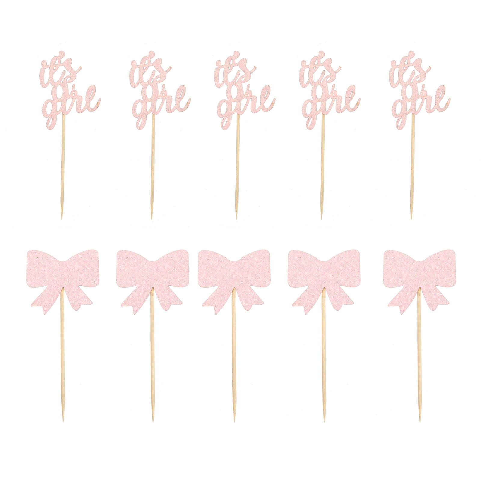 40 Pcs Girls Birthday Party Decors Beautiful Cakes Toppers Cake Decors ...