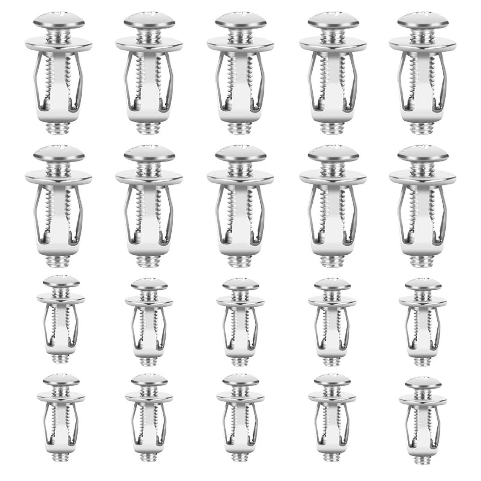 40 Pcs Hollow Door Anchors and Screws, Metal Cavity Fixing Core for 0 ...