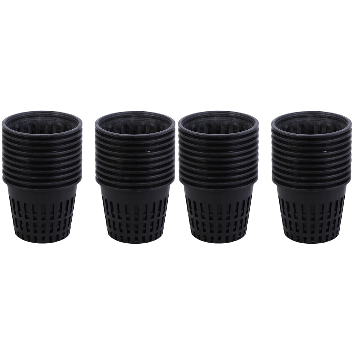 40 Pcs Hydroponic Net Cup Orchid Pot Water Planting Holder Flowers ...