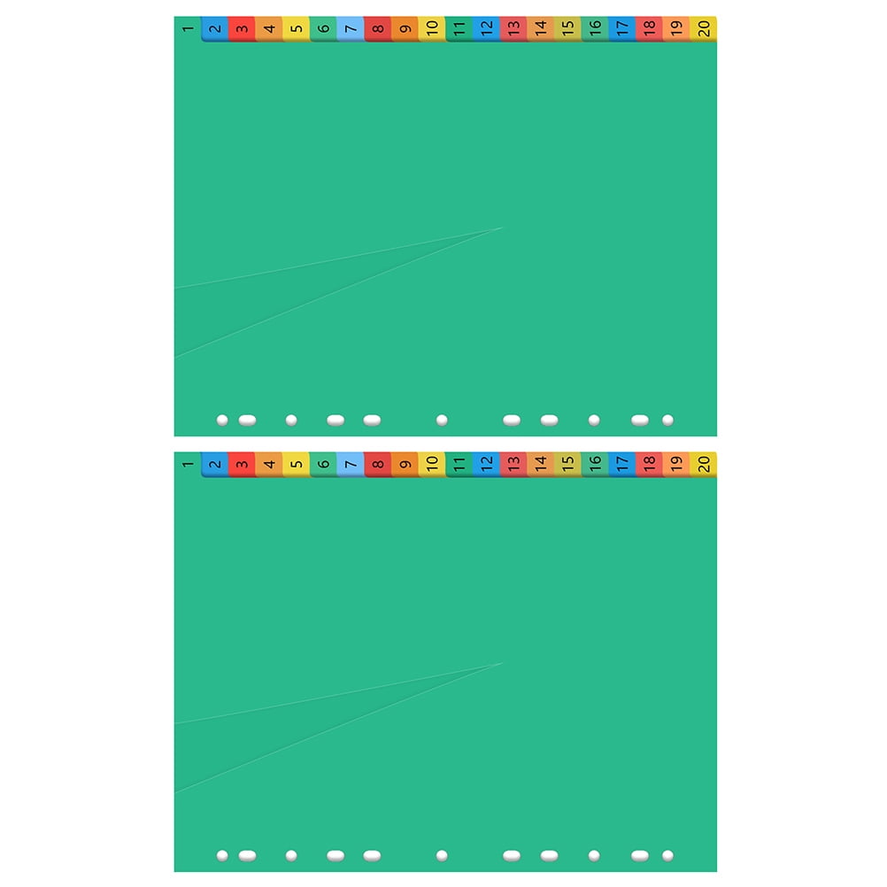 40 Pcs Index Page Slip Binder Clips Dividers for Binder Marking Tags ...