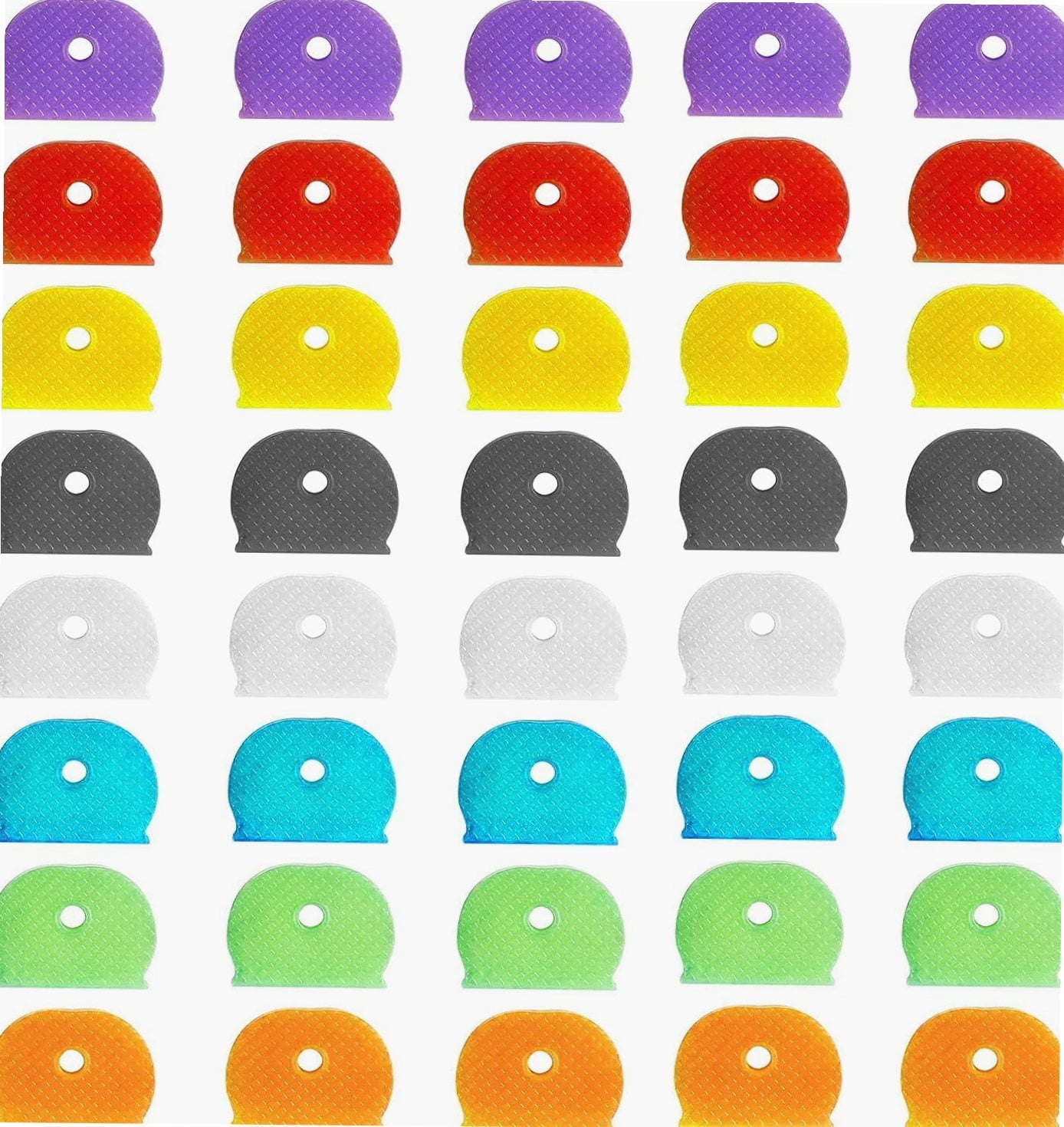 40 Pcs Key Covers Caps, Key Caps Covers Tags Set Flexible Key Covers ...