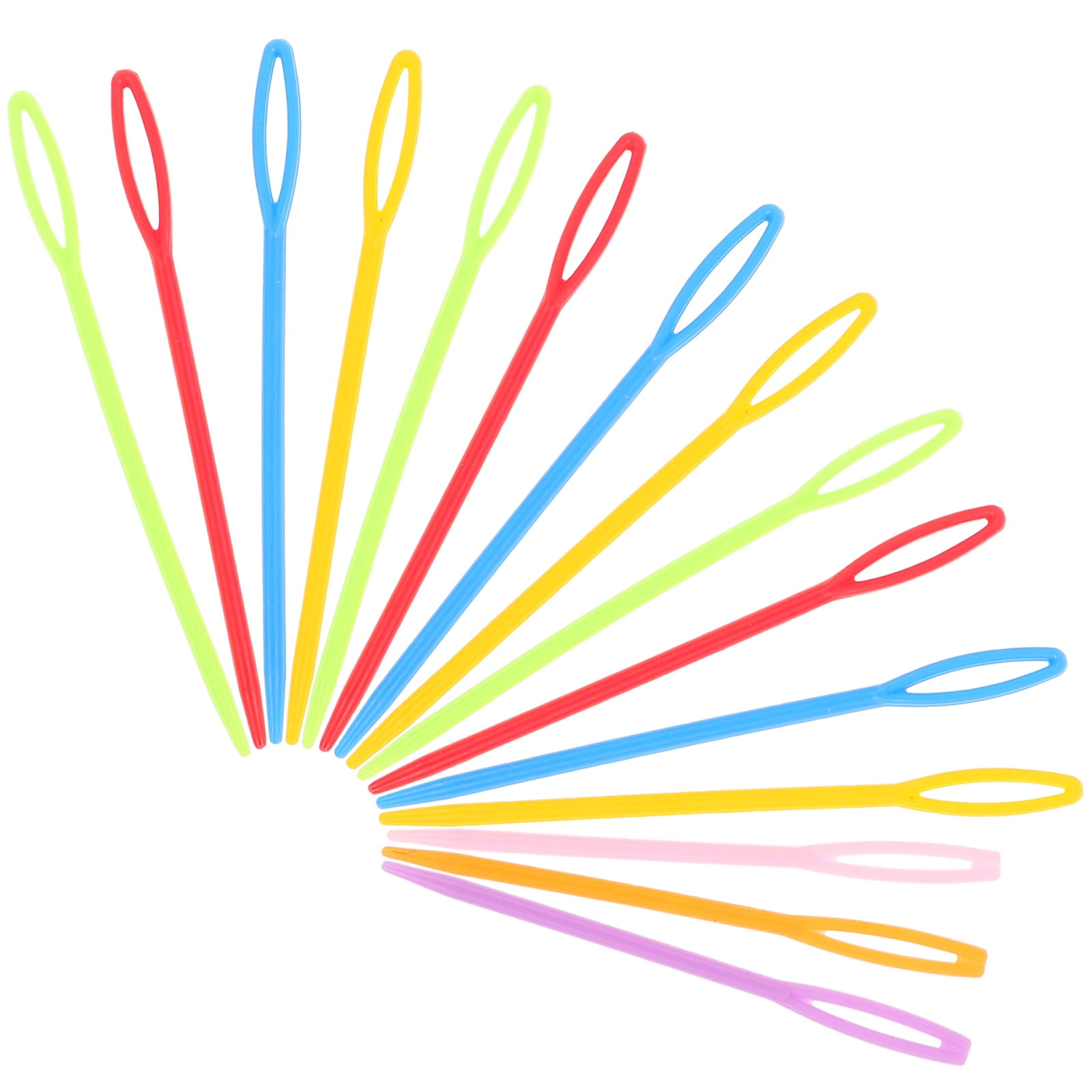 40 Pcs Large Eye Sewing Needles Threaders for Hand Embroidery Floss ...